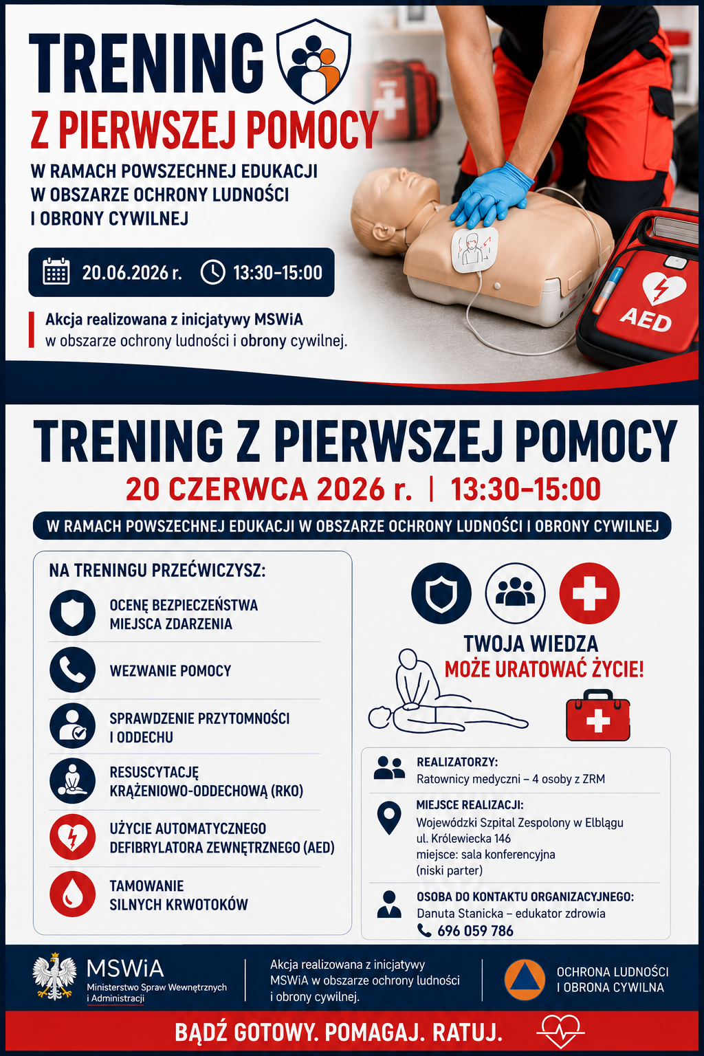 Zareaguj, zanim przyjedzie pomoc. Trening pierwszej pomocy w WSZ w ...